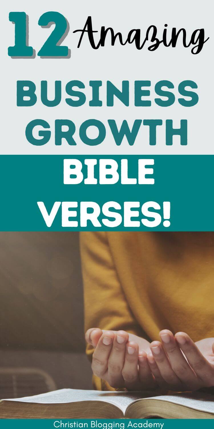 12 Inspiring Scriptures For Amazing Business Growth! | Christian ...